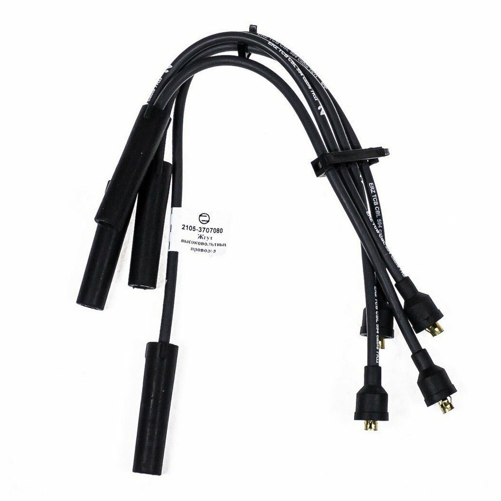 Жгут проводов от распределителя к свечам зажигания (провода высоковольтные) для ВАЗ 2101-2107 Лада Классика