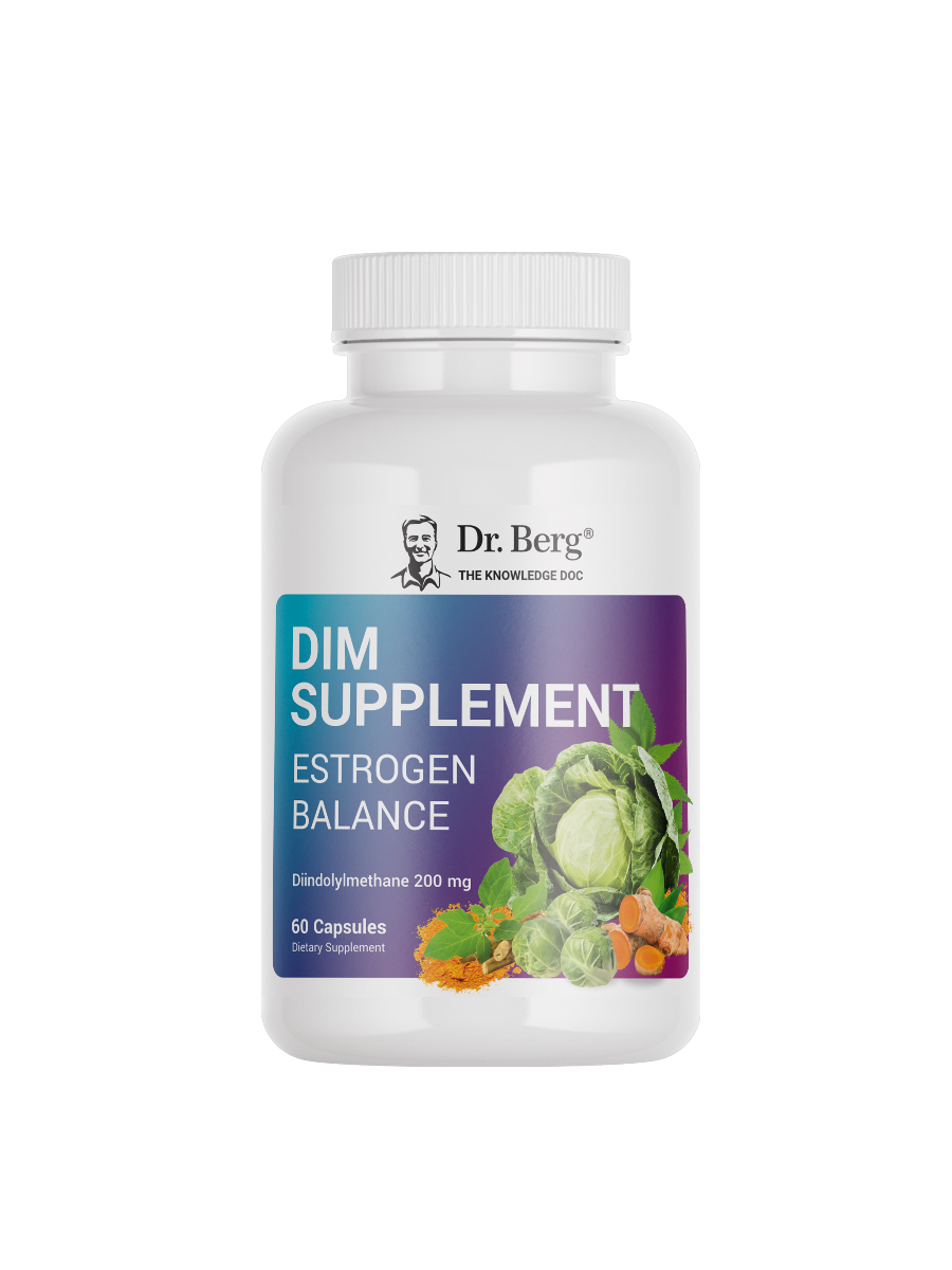 Dr. Berg - DIM Supplement Estrogen Balance - 60 Capsules