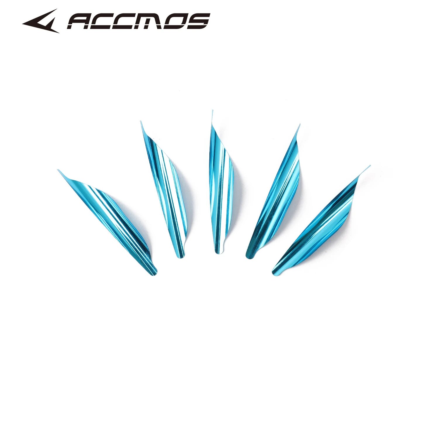 ACCMOS Спиральные лопасти для стрельбы из лука 1,8 дюйма Синий, RH Light blue
