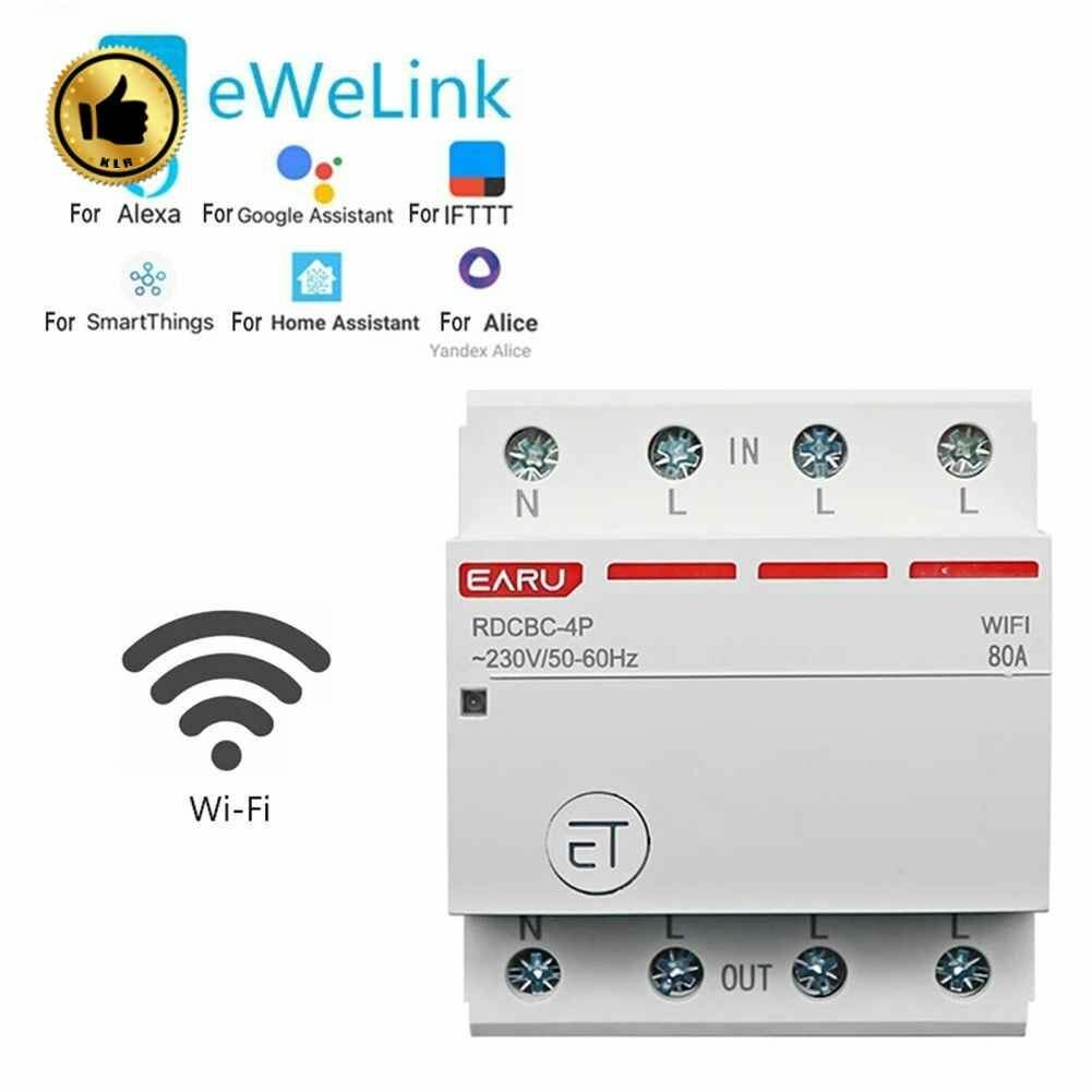 Трехфазный автоматический выключатель WiFi smart time timer с помощью голосового пульта дистанционного управления