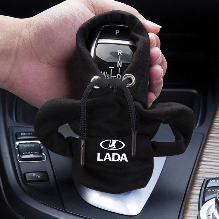 Автомобильная модная толстовка с капюшоном, чехол для ручки переключения передач, чехол для Lada.