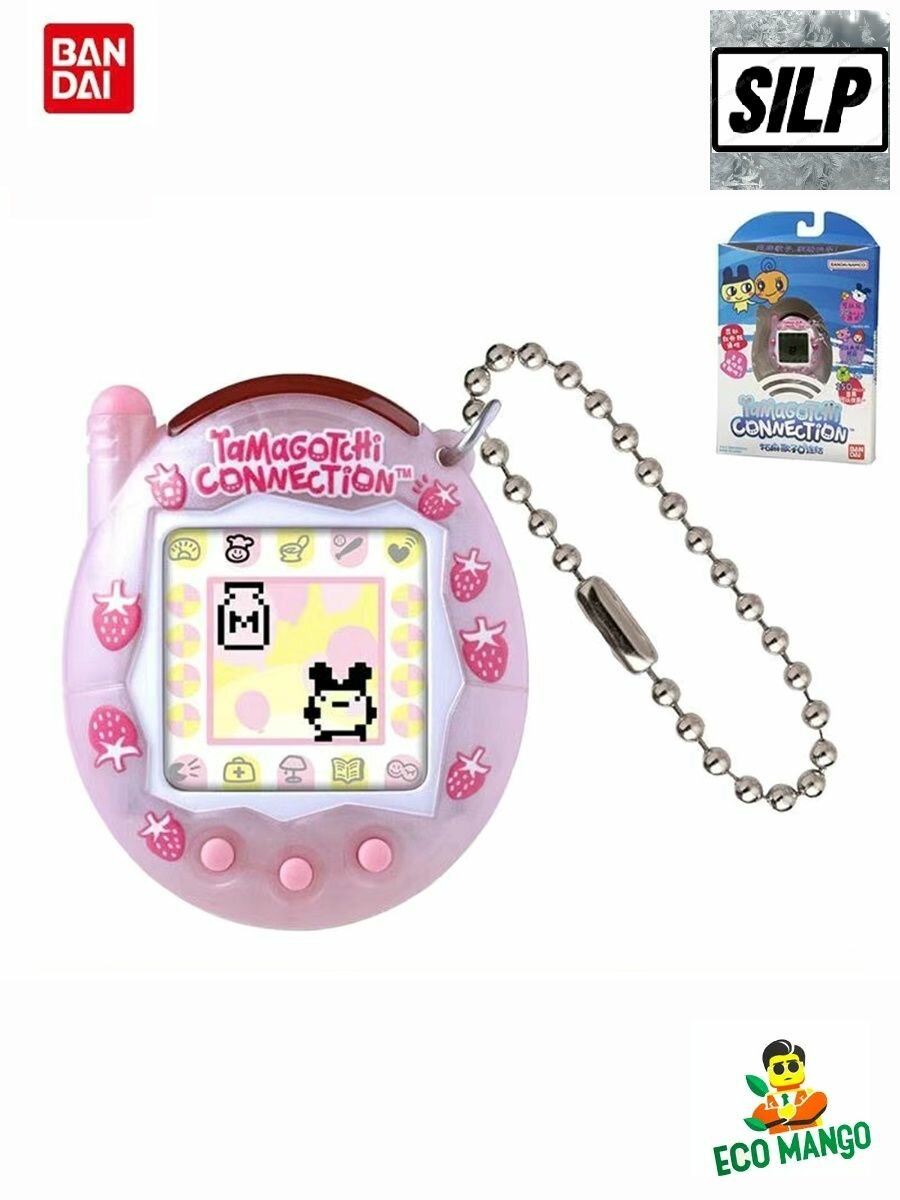 Эксклюзивный виртуальный питомец Bandai Tamagotchi ConnectionStawberry, англоязычная версия для китайского рынка-SILP