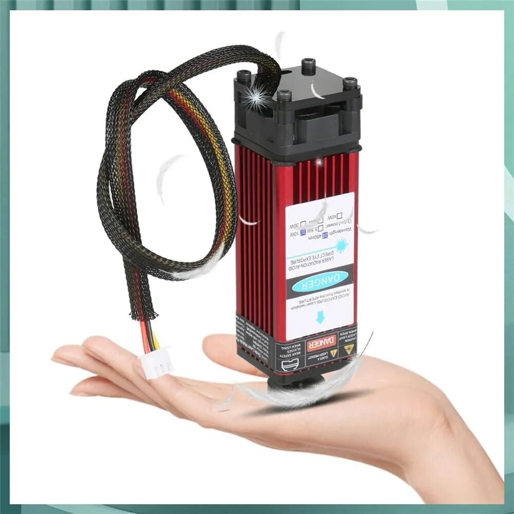 Насадка для лазерного гравера, 450 нм, 40 Вт, для резки и гравировки