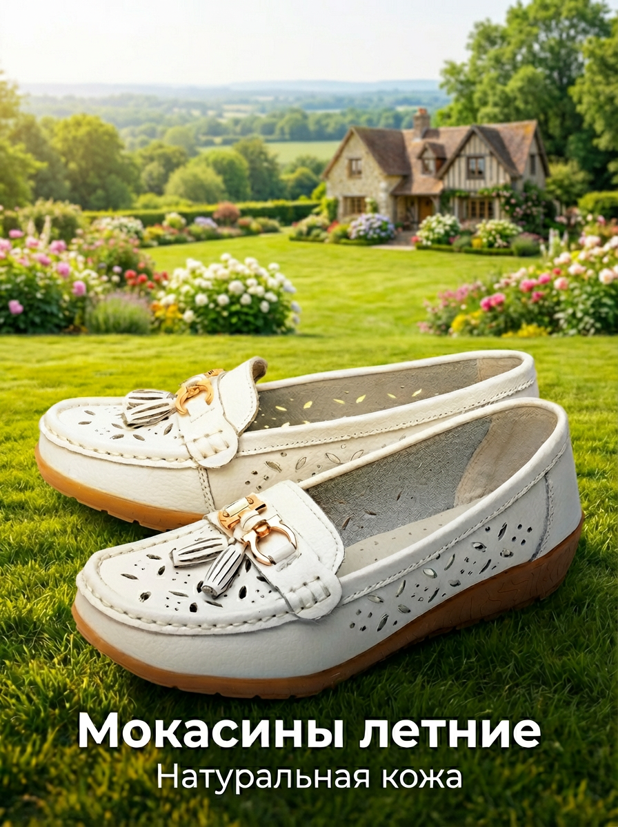 Мокасины Натуральная кожа