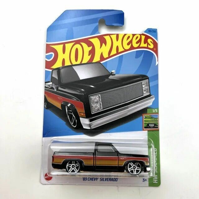 Машинка Hot Wheels '83 Chevy Silverado черный