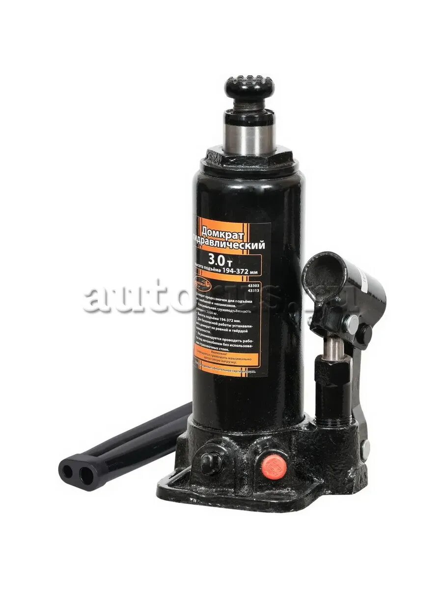 Домкрат гидр. 3.0т 194-372 мм в футляре