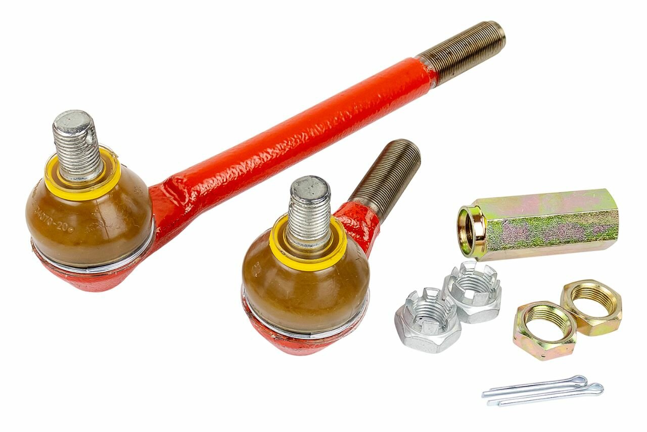 Комплект наконечников левой рулевой тяги Трек TRS с крепежом и скруткой для Лада 4х4 с 2009 г. в, Нива Легенд, Нива Тревел, Шевроле Нива