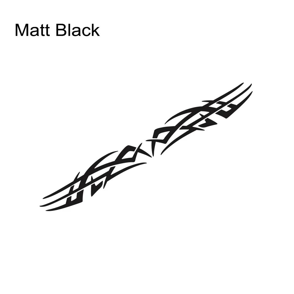 Автомобильная наклейка Matt Black в стиле племенного пламени