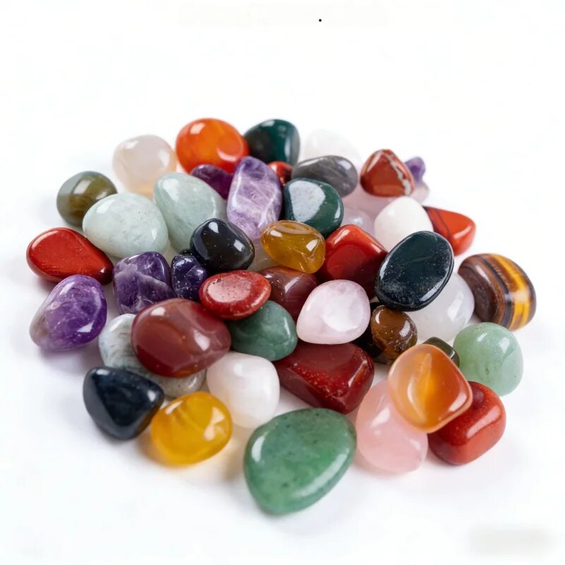 Полированные камешки для ландшафтного дизайна 100g