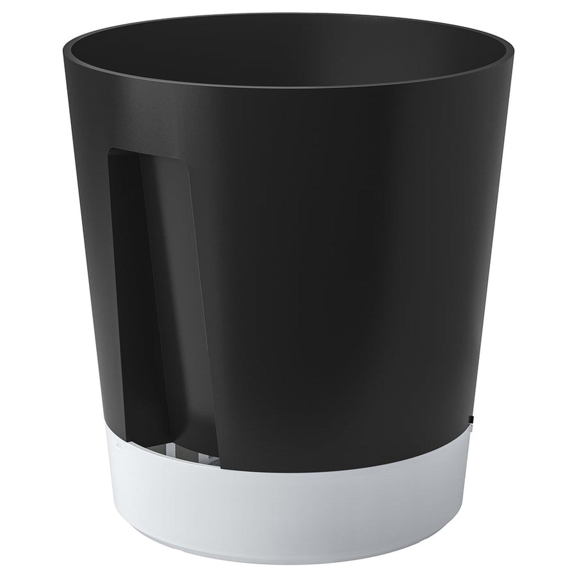 Цветочный горшок самополивающийся IKEA VARDTRAD, цвет антрацитовый, 32 см, 905.708.64