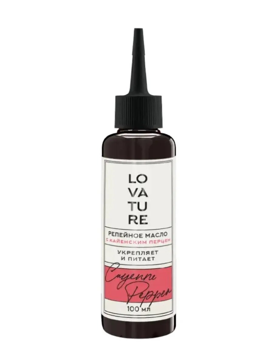 Lovature Репейное масло, с кайенским перцем, 100 мл, 1шт.