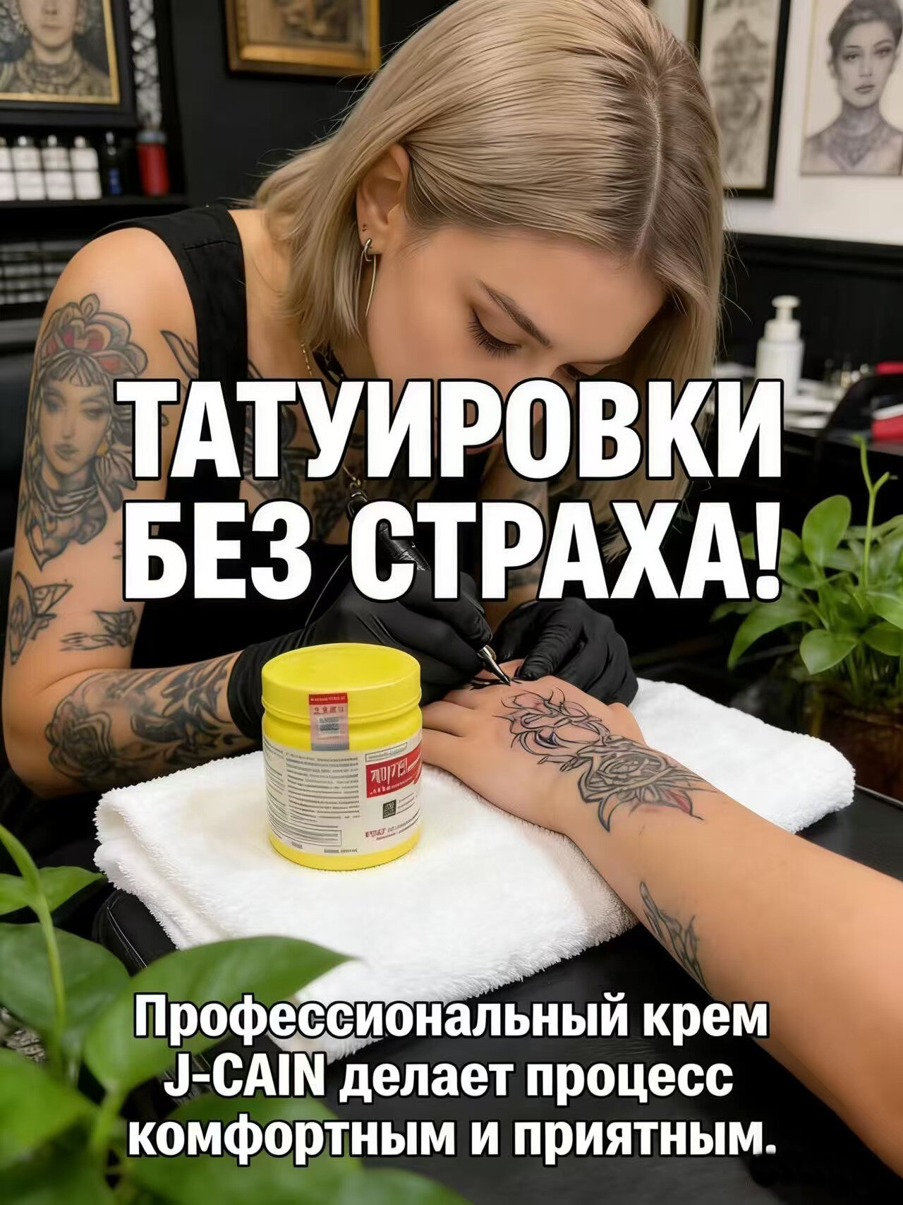 Средство для заживления татуировки