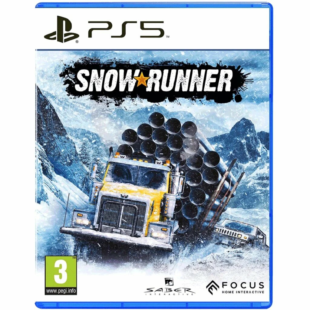 Игра Snowrunner для PS5 (PlayStation 5, Диск, Русские субтитры)