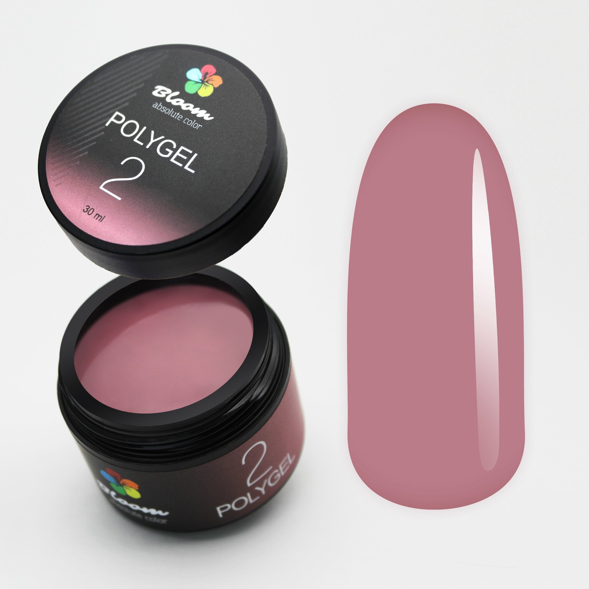 Полигель №2 натурально-розовый 30 мл Bloom