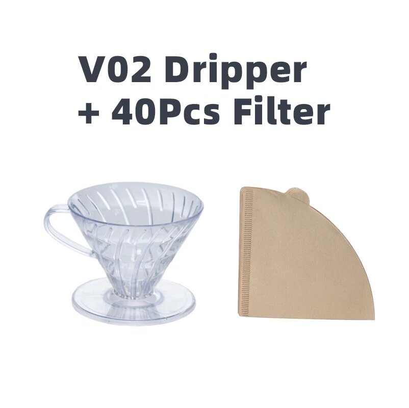 HAVMORE капельница для кофе пластик V02-40Filters