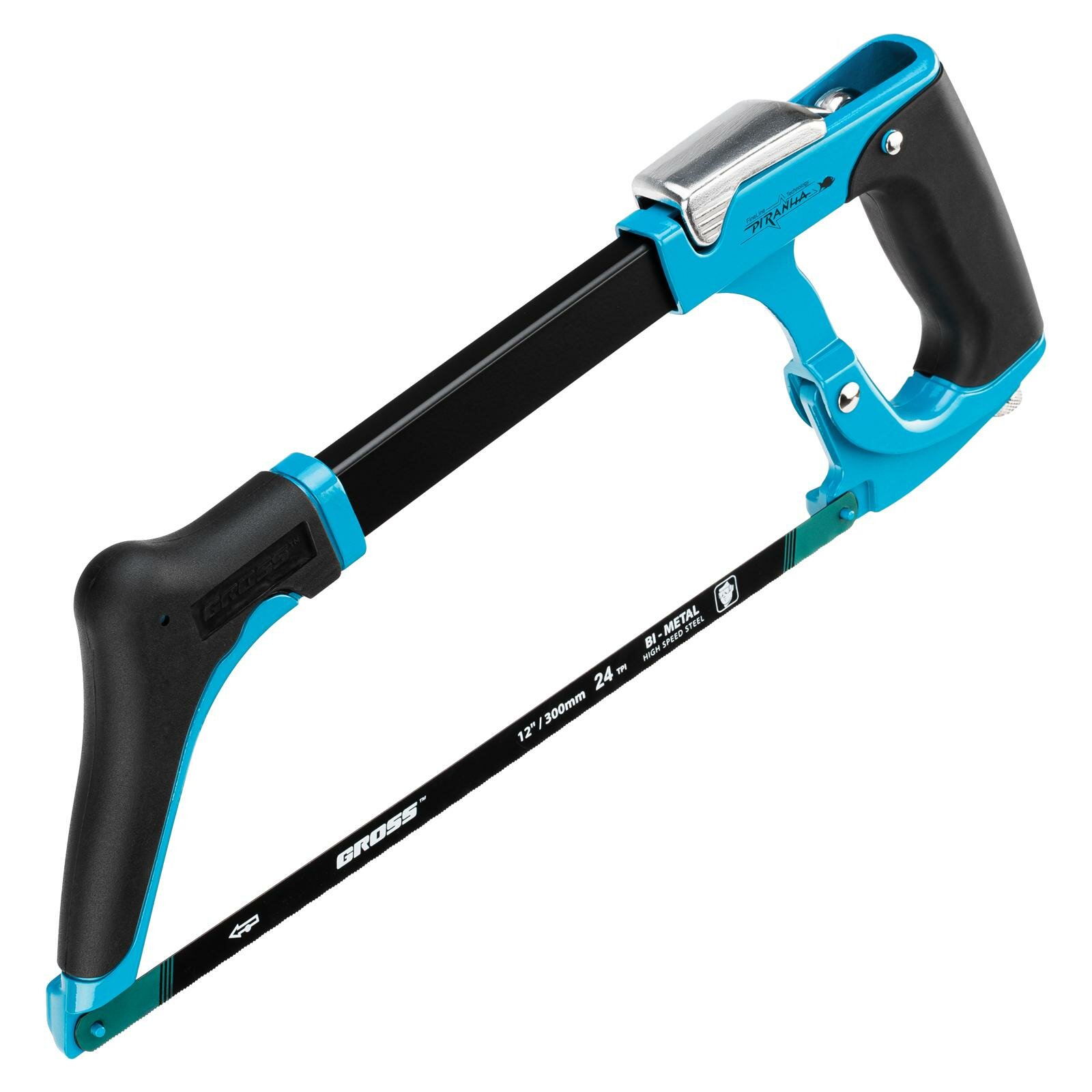 Ножовка по металлу Gross PIRANHA 300 мм рычажный механизм натяжения полотна