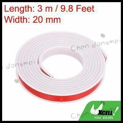 9.8-футовая U-образная кромкооблицовочная защитная кромка для мебели, белая (20 мм/0,79 дюйма)