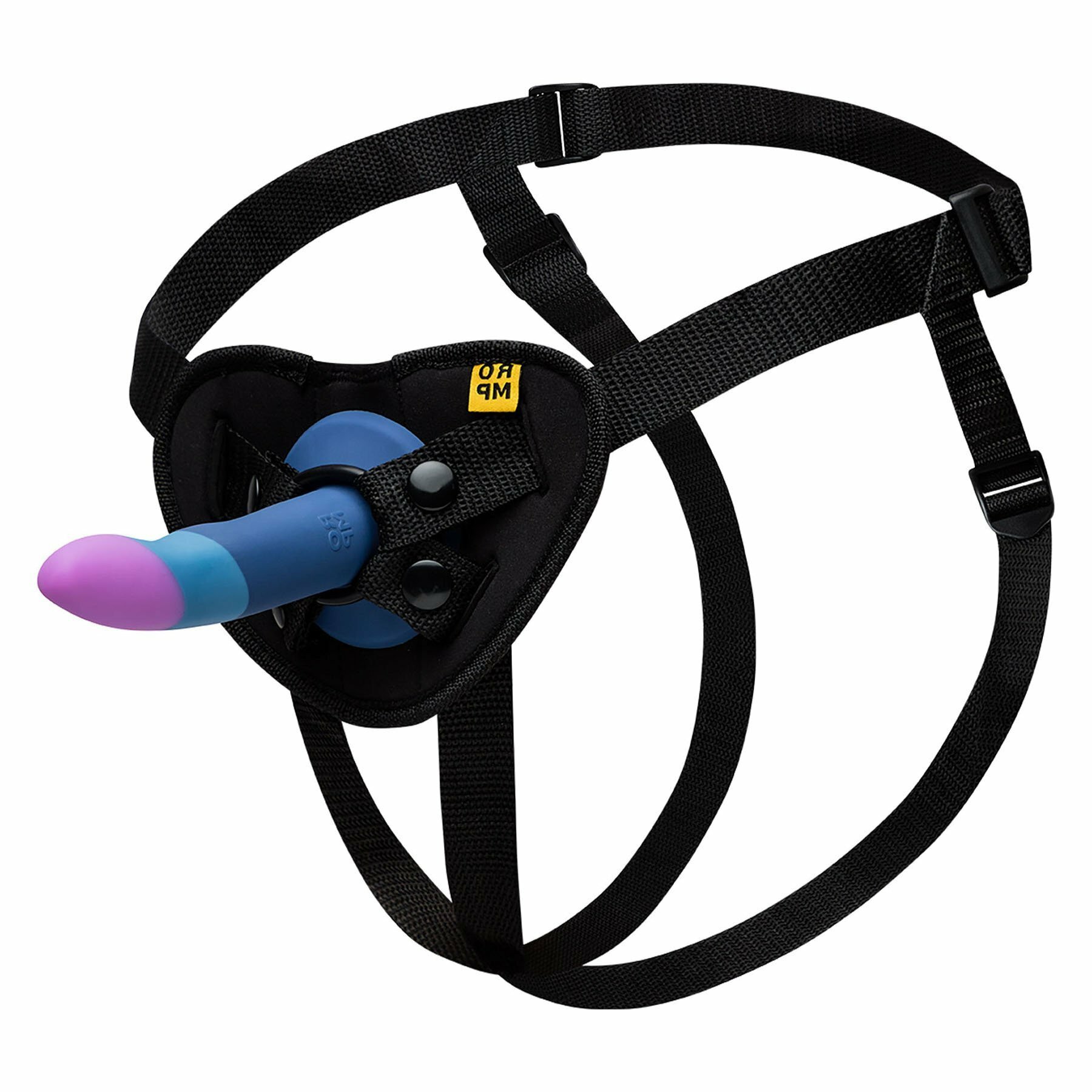 Страпон Romp Piccolo Pegging Kit: фаллоимитатор + пояс (14, Ø 2.9 см)