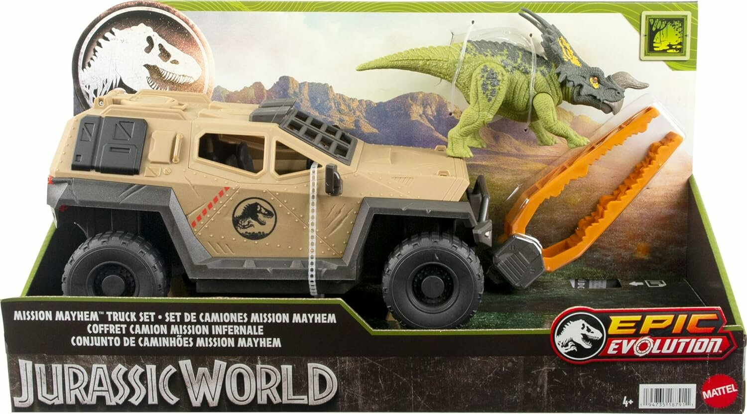 Игровой набор JURASSIC WORLD «Мир Юрского периода» Миссия Mayhem HRX52