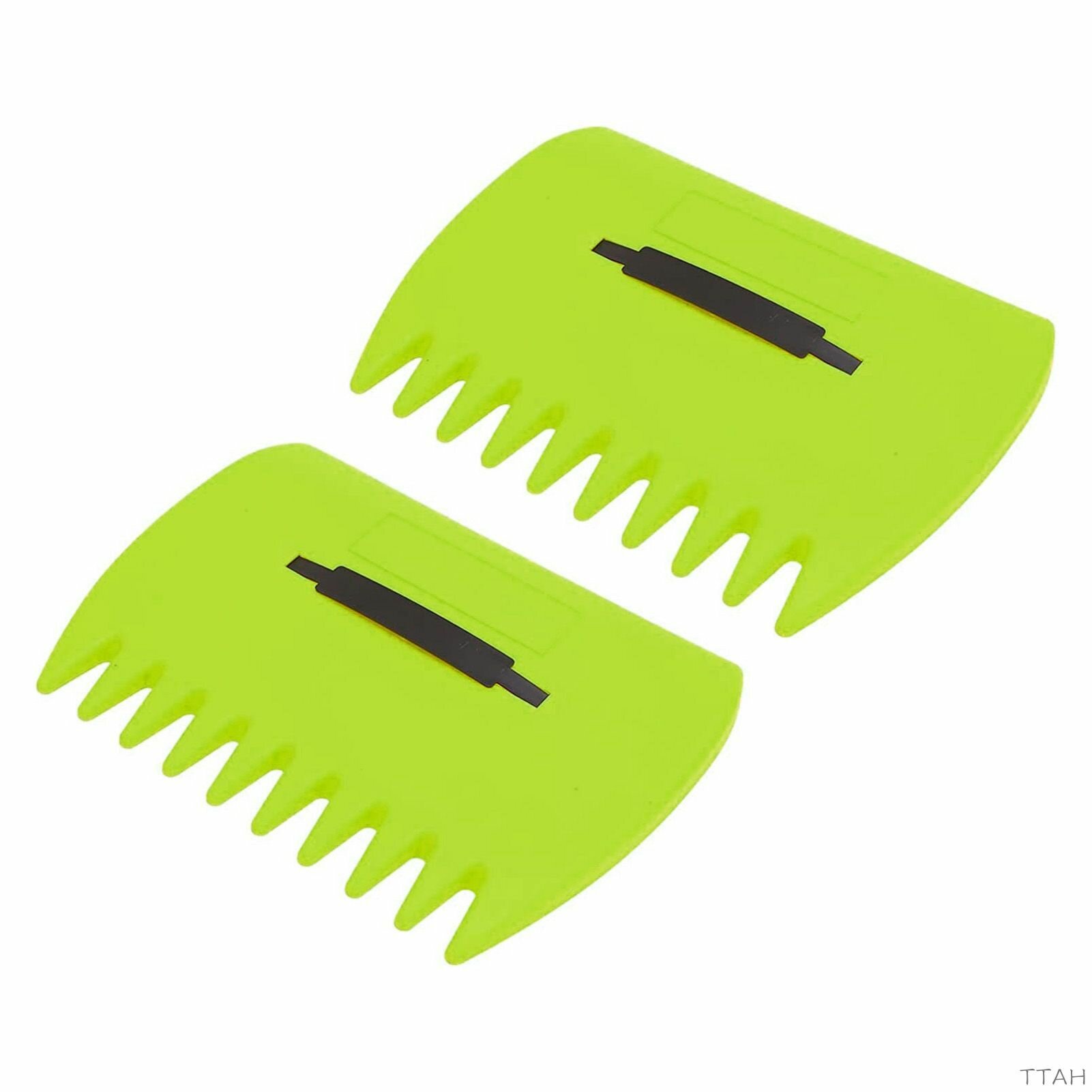 2 шт. Совок для листьев, захват для опавших листьев, мертвые ветки, коготь, пластиковые ручные грабли для садового газона