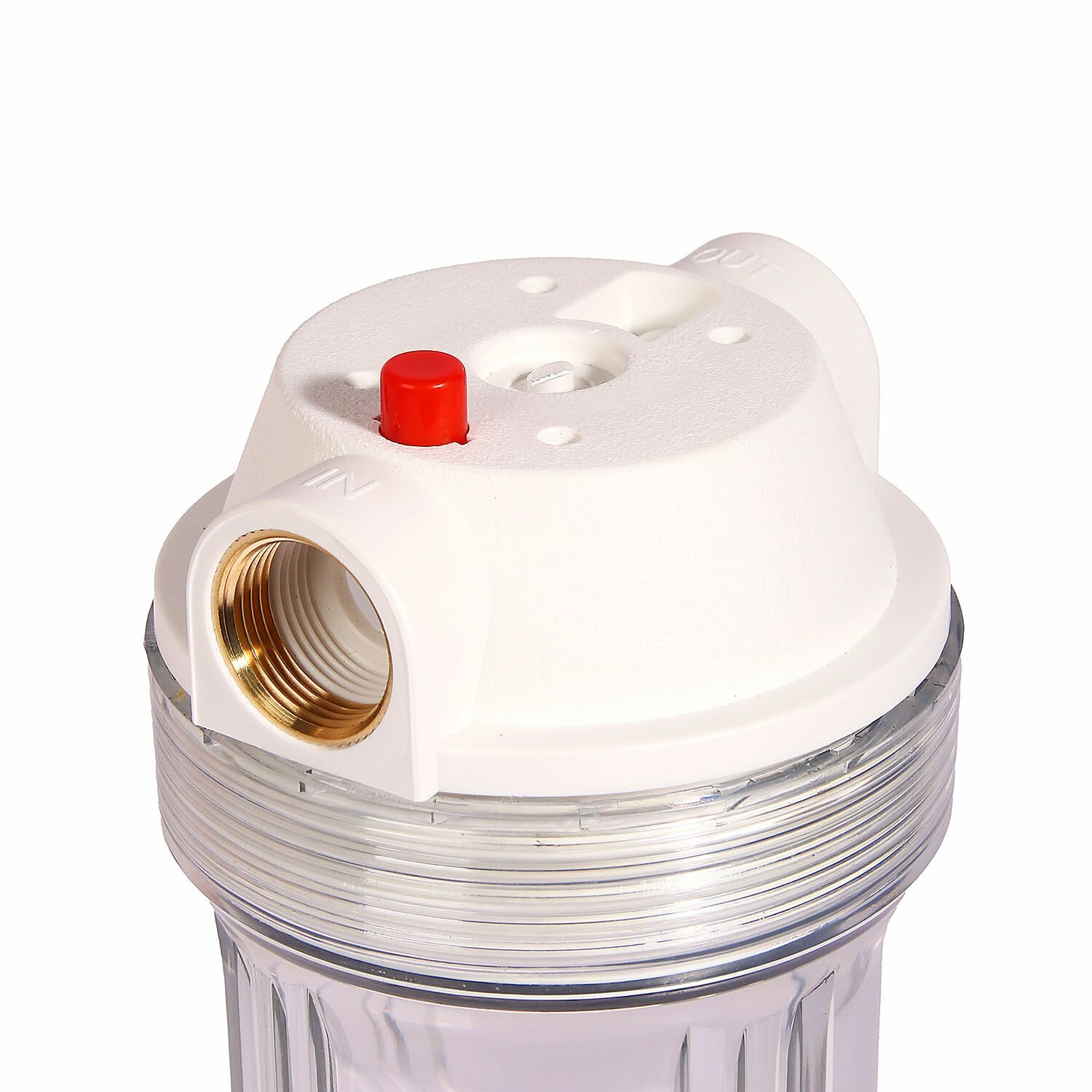 Корпус фильтра ITA Filter Прозрачный магистральный для холодной воды, пластик, подключение 3/4 дюйма