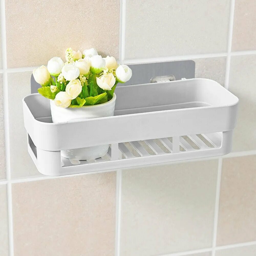 Полка для ванной Настенная Прямая, 25х9.5х7.5 см, 1 шт.