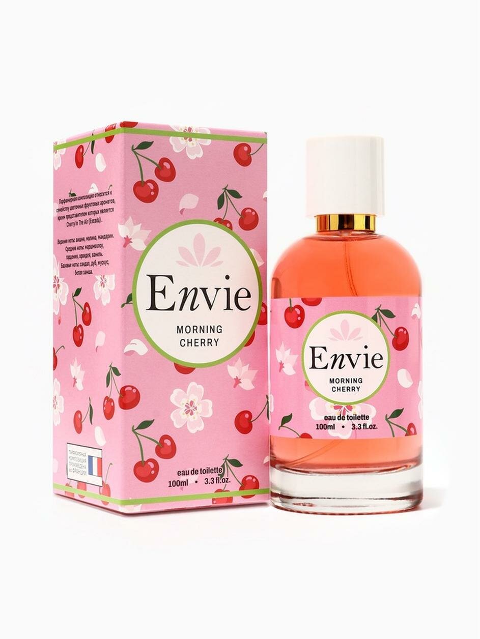 Туалетная вода Envie "Morning Cherry", женская, флакон с распылителем 100мл