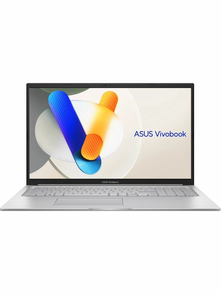 Ноутбук Asus VivoBook X1704VA-AU1105 Core 3 100U/16Gb/SSD512Gb/17.3"/IPS/FHD/noOS/silver