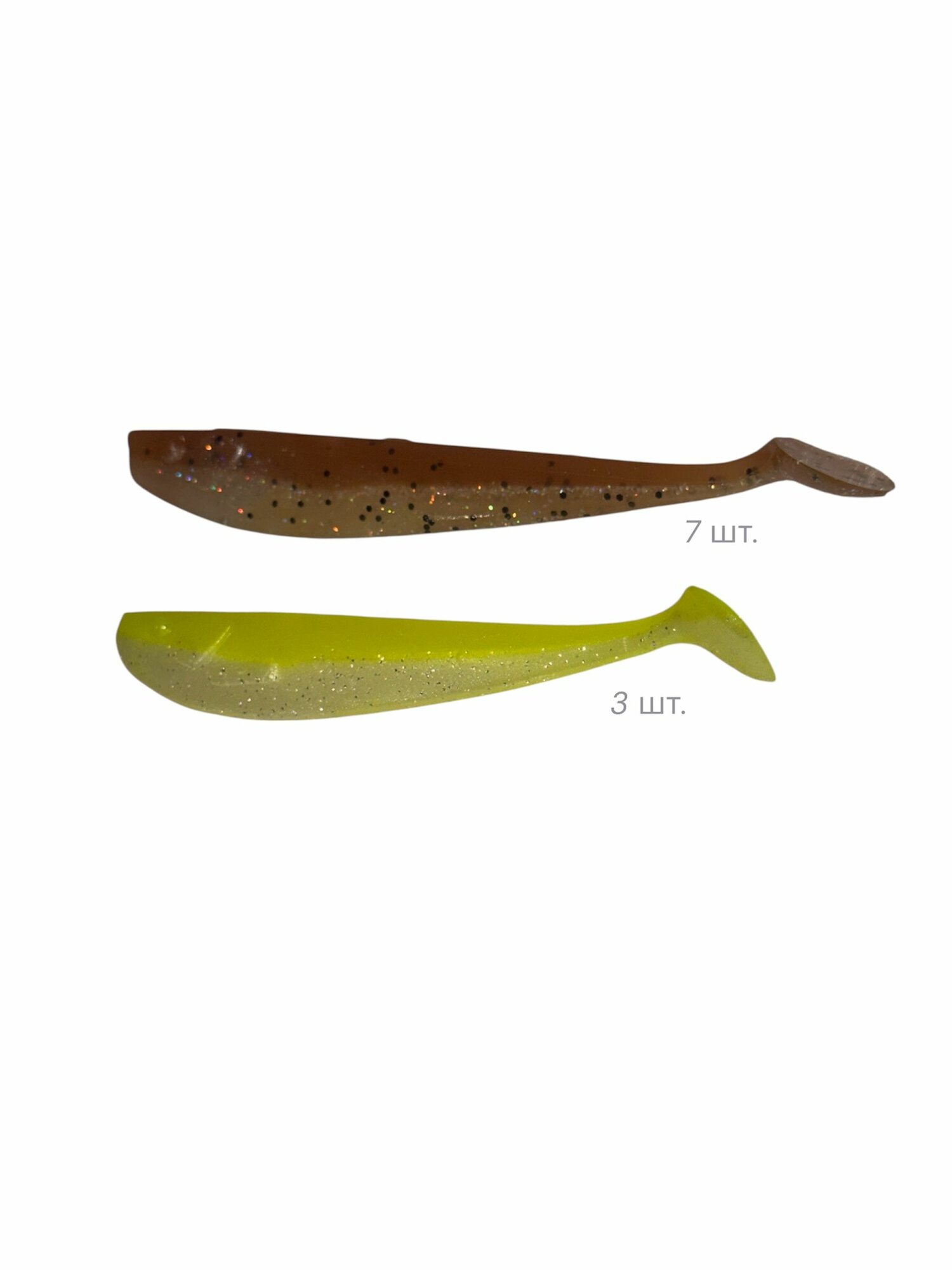 Виброхвост манс Q-PADDLER Mann's / Quantum набор 10 шт