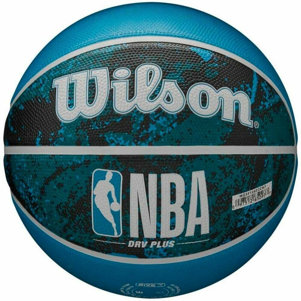 Wilson NBA DRV Plus Vibe Баскетбольный мяч Размер 7, Decathlon, Цвет: Синий / Черный / Синий, Размер: 7