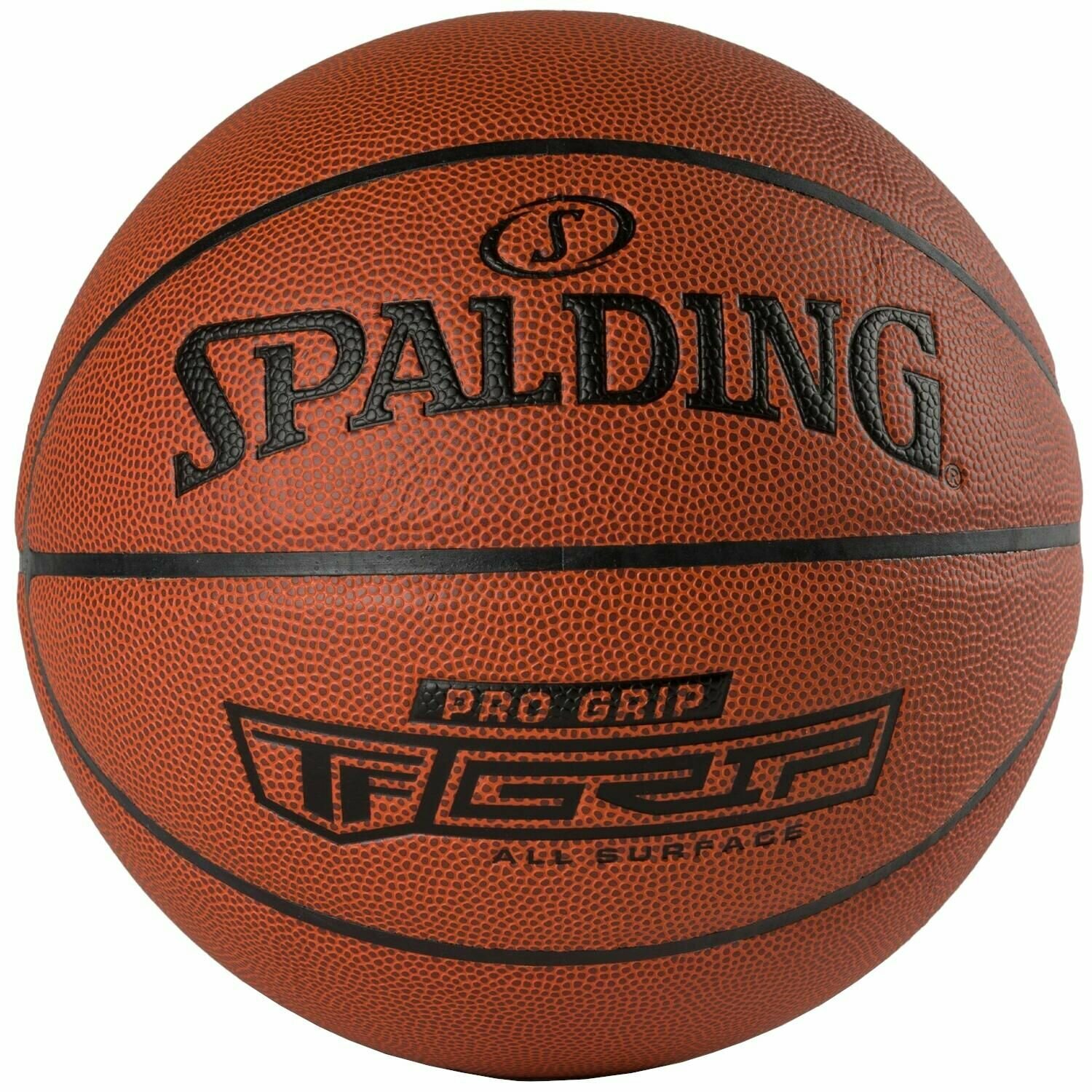 Spalding Pro Grip Basketball Размер 7, Decathlon, Цвет: Оранжевый, Размер: 7