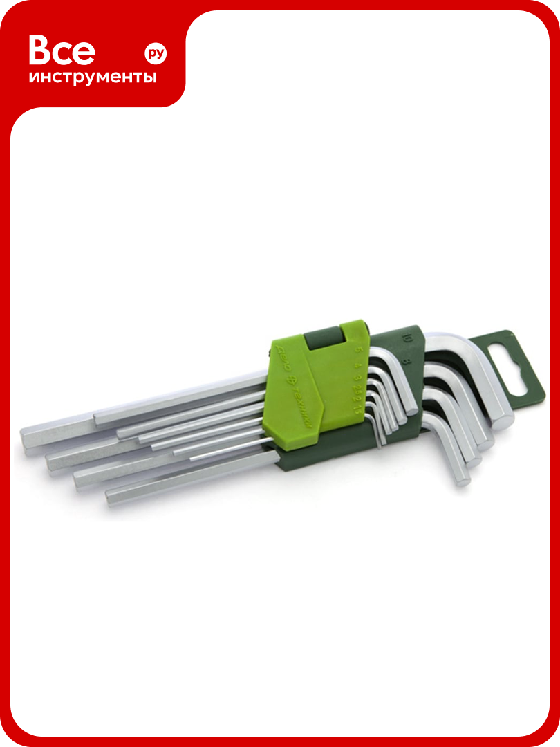 Набор ключей Дело Техники шестигранных, 10шт. 561101, пластик