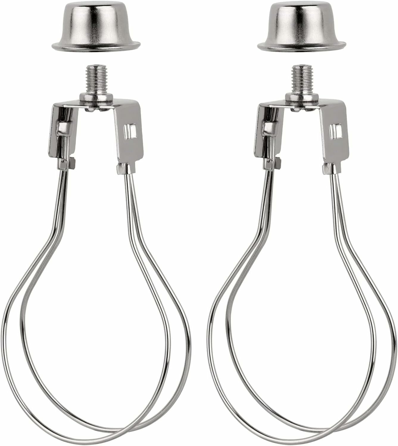 Пружинный зажим-адаптер для абажура, античная латунь, клипса на лампочку для крепления плафона