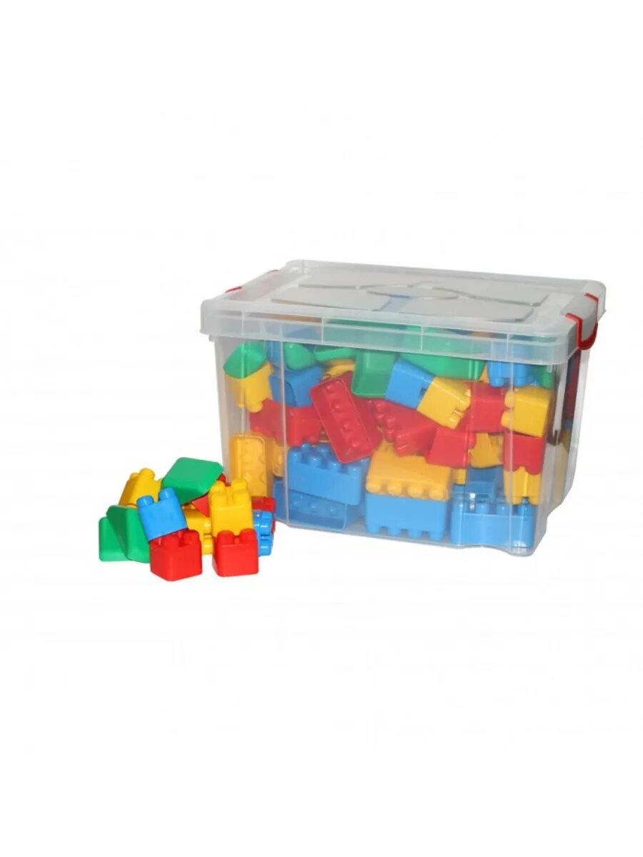 Конструктор /Беби/ (132 элемента) (в контейнере)