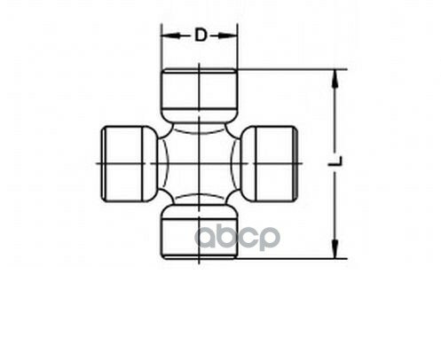 Крестовина карданной передачи 27.00x74.60 GKN (Loebro) арт. U906