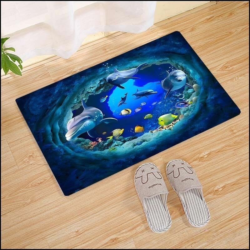 Эксклюзивный 3D коврик 50x80 см для входа