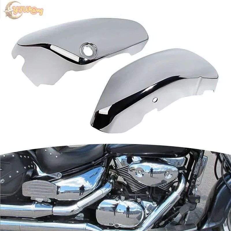 Левый и правый обтекатели крышки батарейного отсека для Suzuki Boulevard Voluisa C50 VL400 VL800 2005-2017-YJW