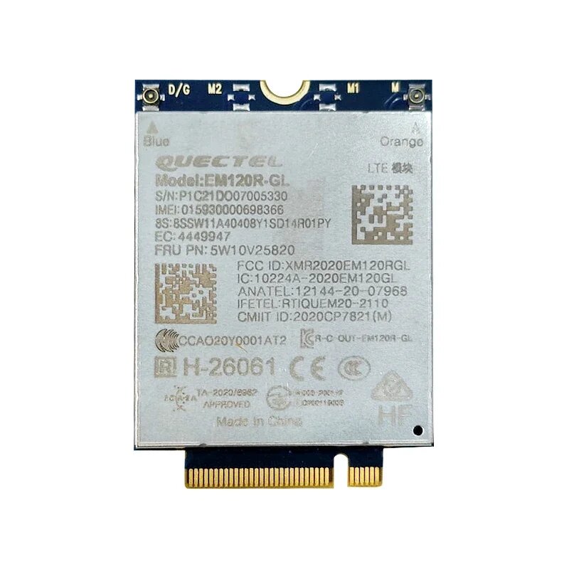 Quectel EM120R-GL LTE-A модуль 4G FRU 5W10V25820