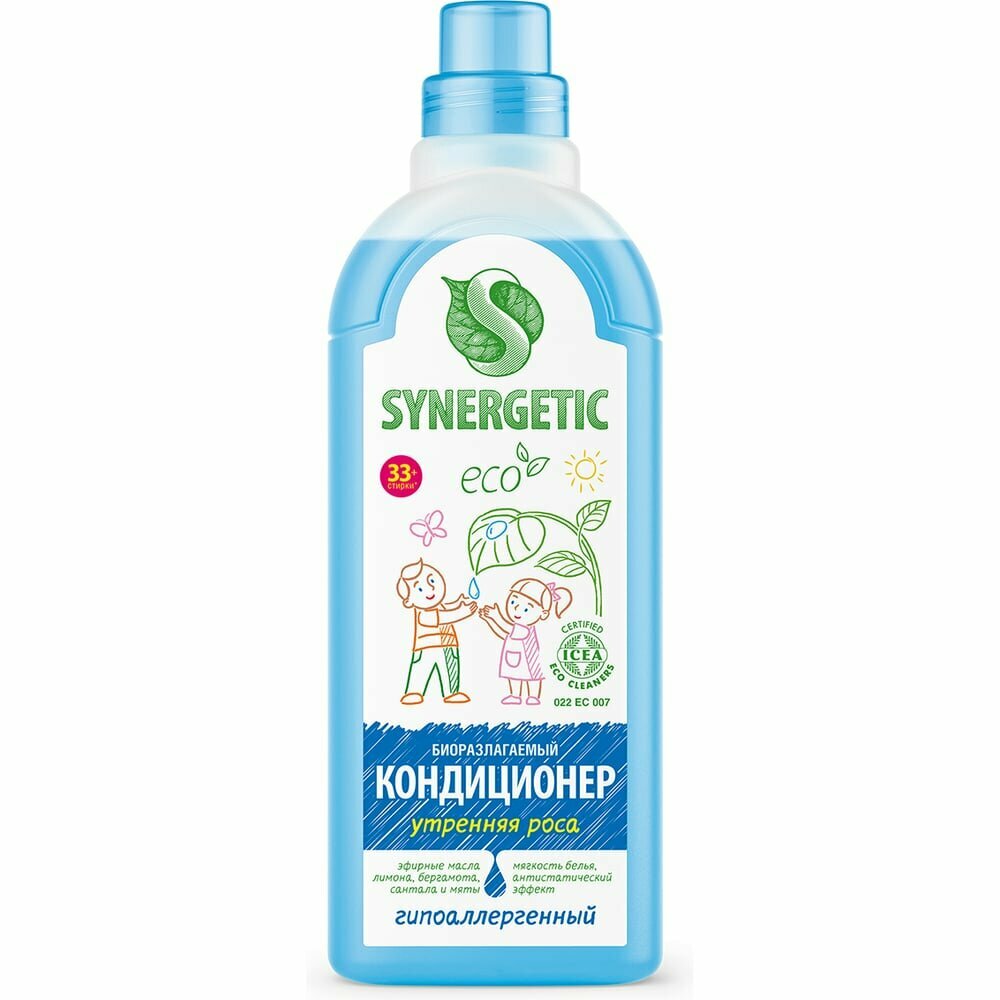Кондиционер для белья Synergetic Утренняя Роса 1 л 4623722258229 110106/8