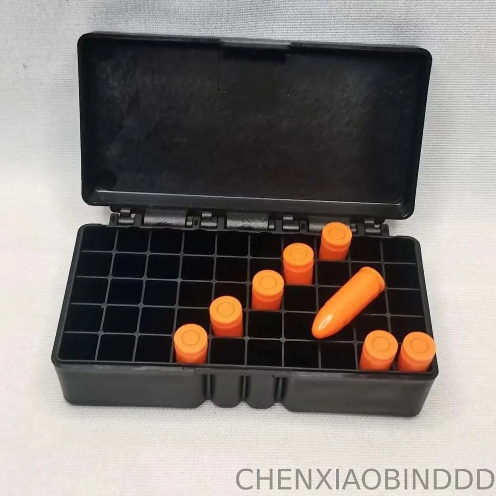 Кейс для патронов Ammobox Bulldog черный для 24 патронов .22 NC 10.3х6.4 см