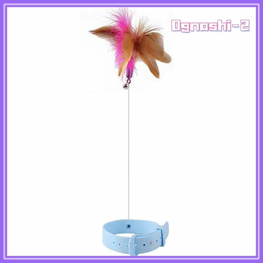 Регулируемый ошейник для кошек с перьями, многофункциональный и интерактивный аксессуар для домашних кошек