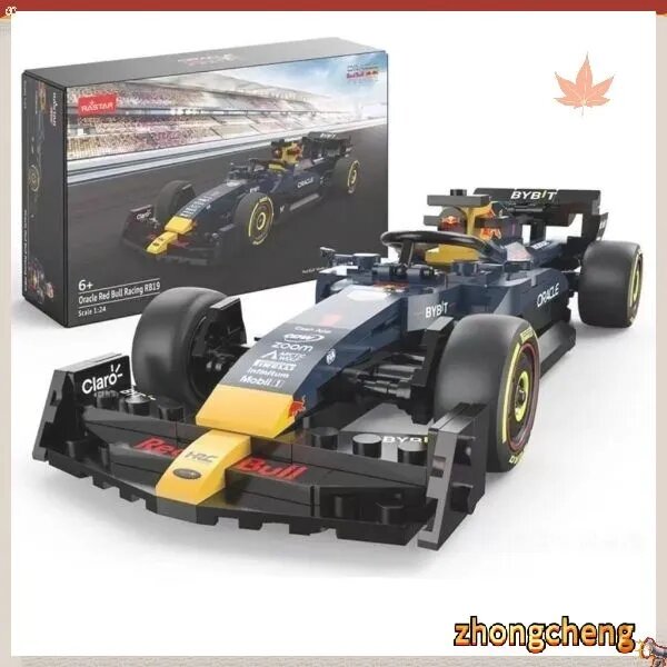 RASTAR 92500 with box 1:24 RED BULL RB19 F1 Formula Block Car Technic Игрушки Кубики