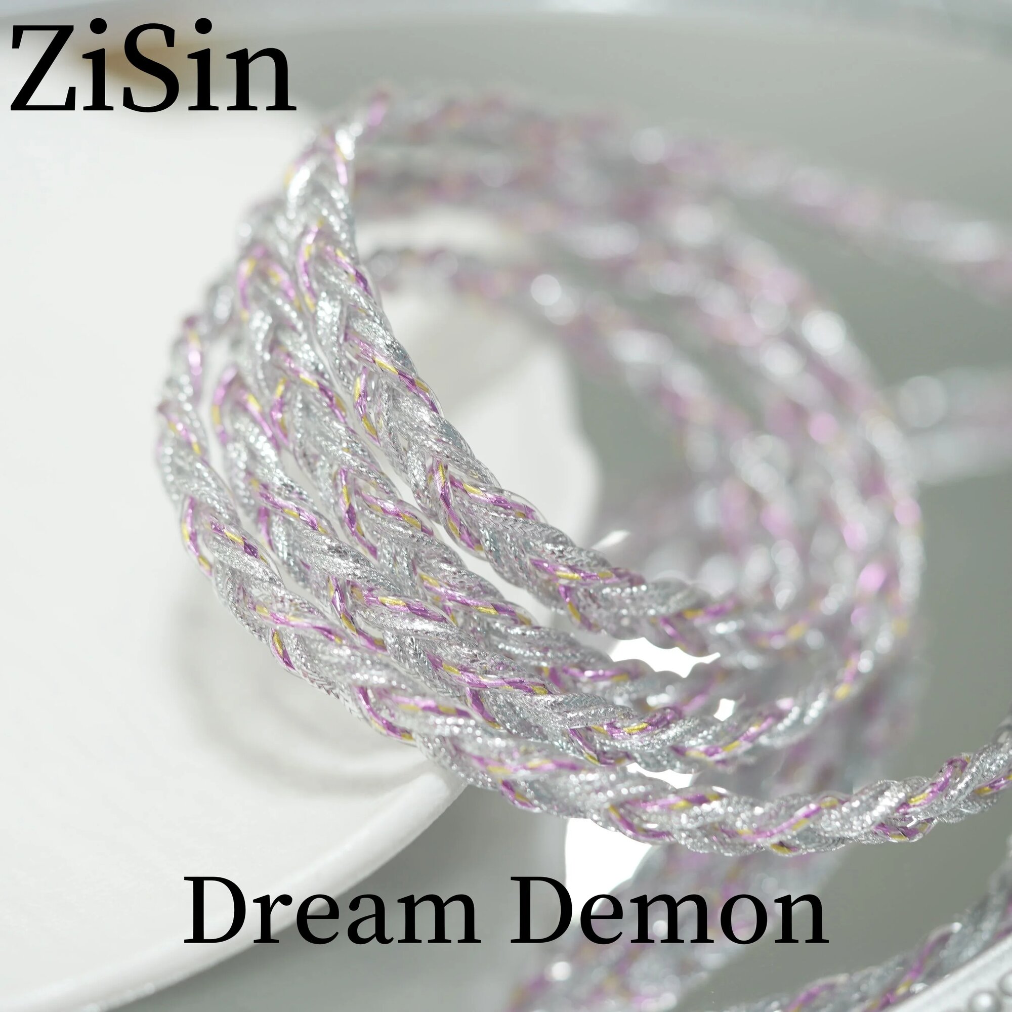 ZiSin 6-ядерный аудиокабель для наушников 4.4mm 0.78 2pin