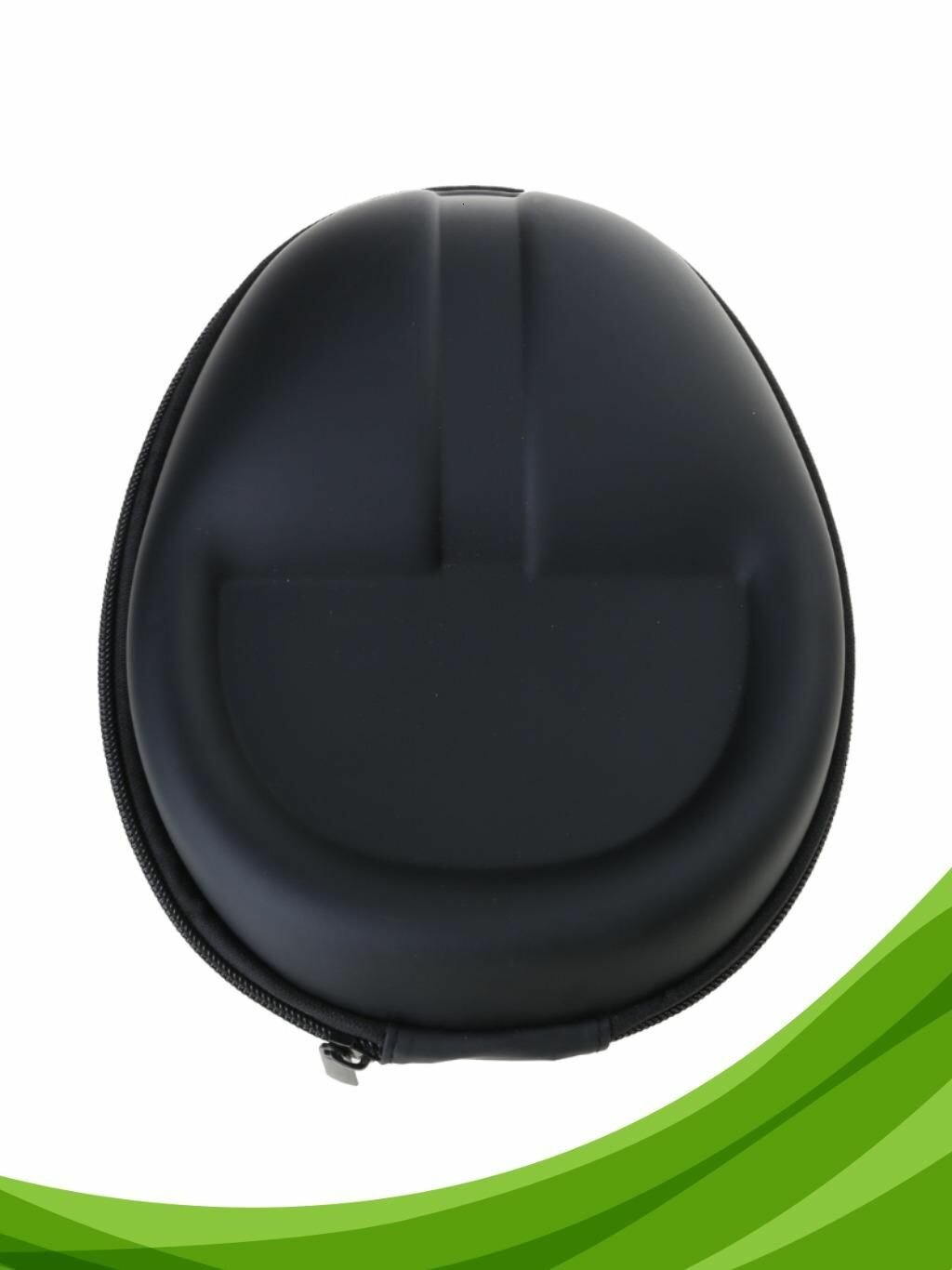 Чехол-кожанка для наушников, Черный