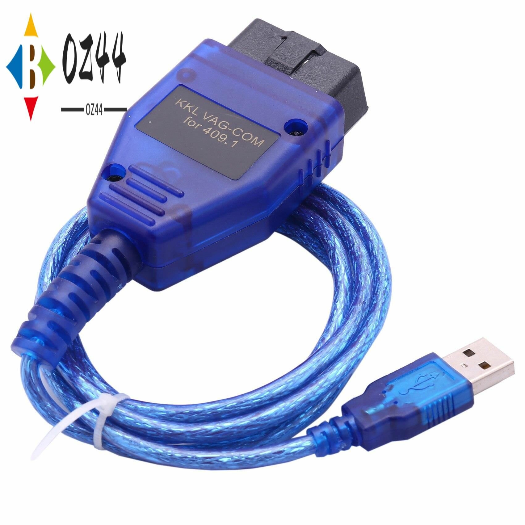 OBD2 кабель VAG409.1 USB-Com диагностический интерфейс 16-контактный J1962 для Audi/Seat — K-line ISO9141 XP с CD