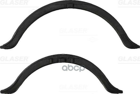 Прокладка поддона ДВС Mazda 323 1.8 16V 89- GLASER арт. X5490001