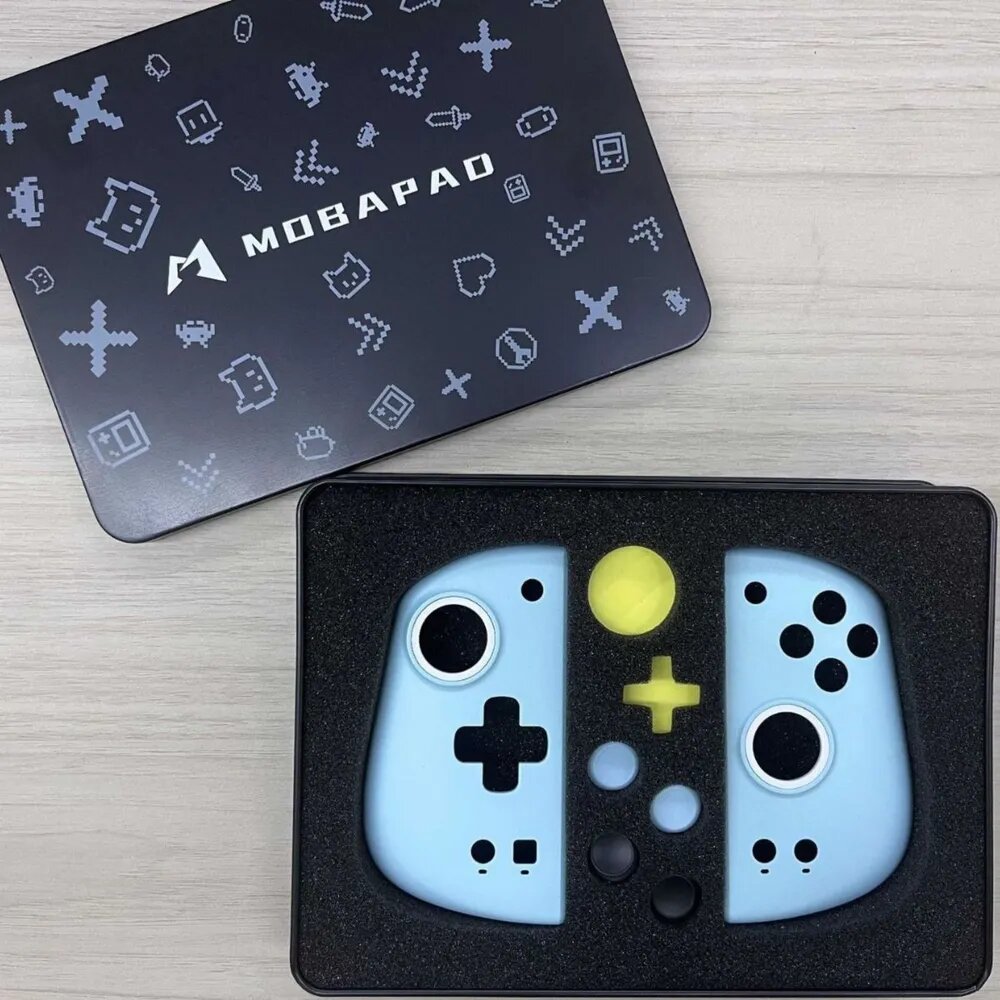 Геймпад для Nintendo Switch MOBAPAD M6S / M6 HD Gemini 2, синий/белый, 1 шт — фото 1