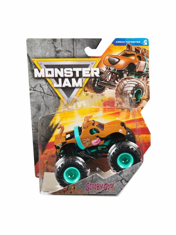 Машинка Monster Jam 1:64 Scooby-Doo Monster Truck, Die-Cast Vehicle