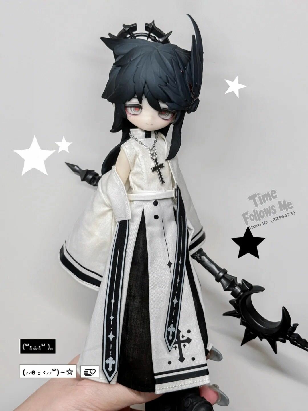 LEI-Doll 1/8 Кукла с шаровидными суставами BJD,(Lunar Lore) ,20cm, полный набор прически, одежды и аксессуаров, коллекционная, подарок для девочек
