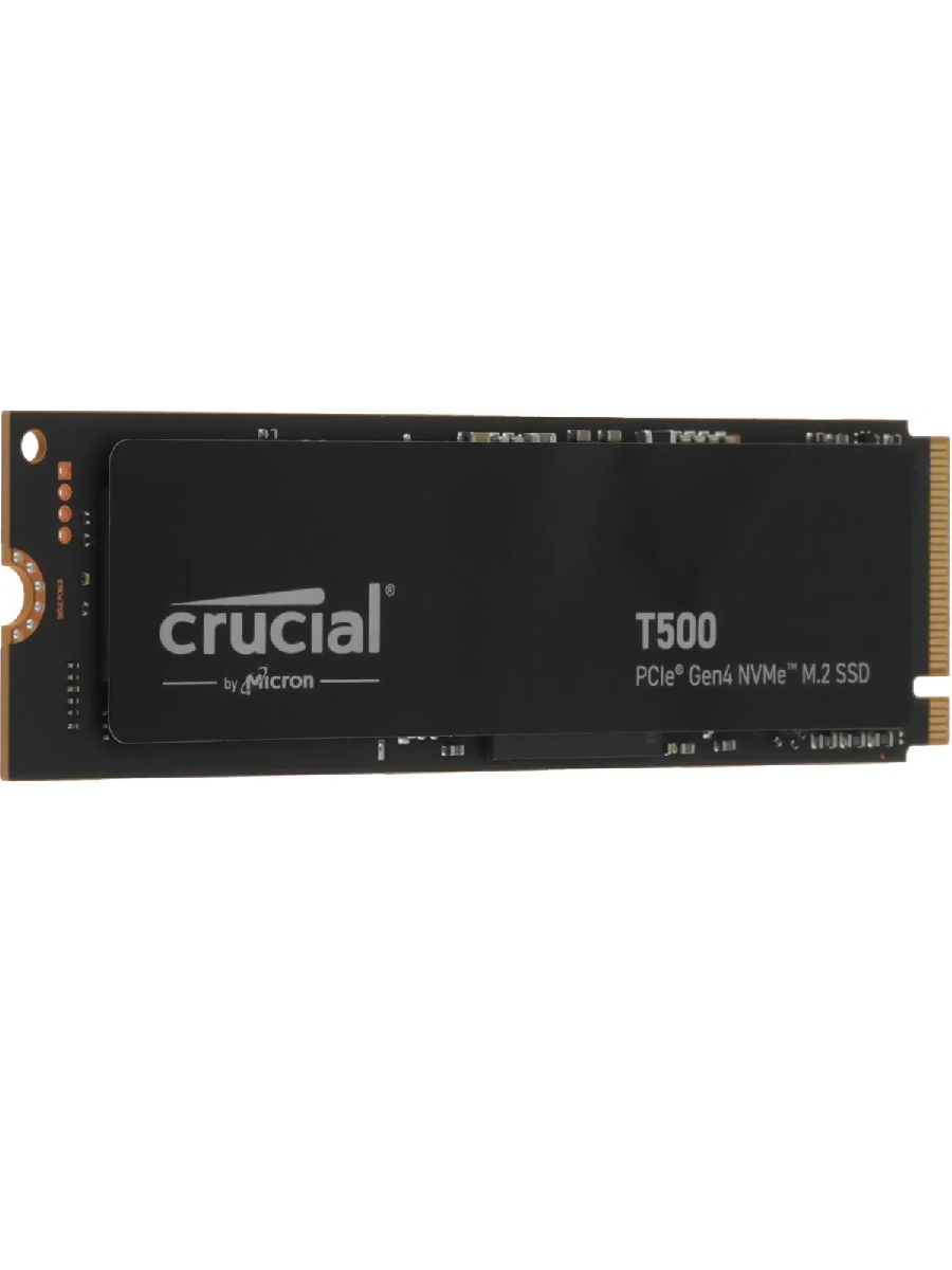 Накопитель SSD Crucial T500 М.2 2280, 2000ГБ, 3 бит TLC, 3D NAND, TLC, PCIe 4.0 x4
